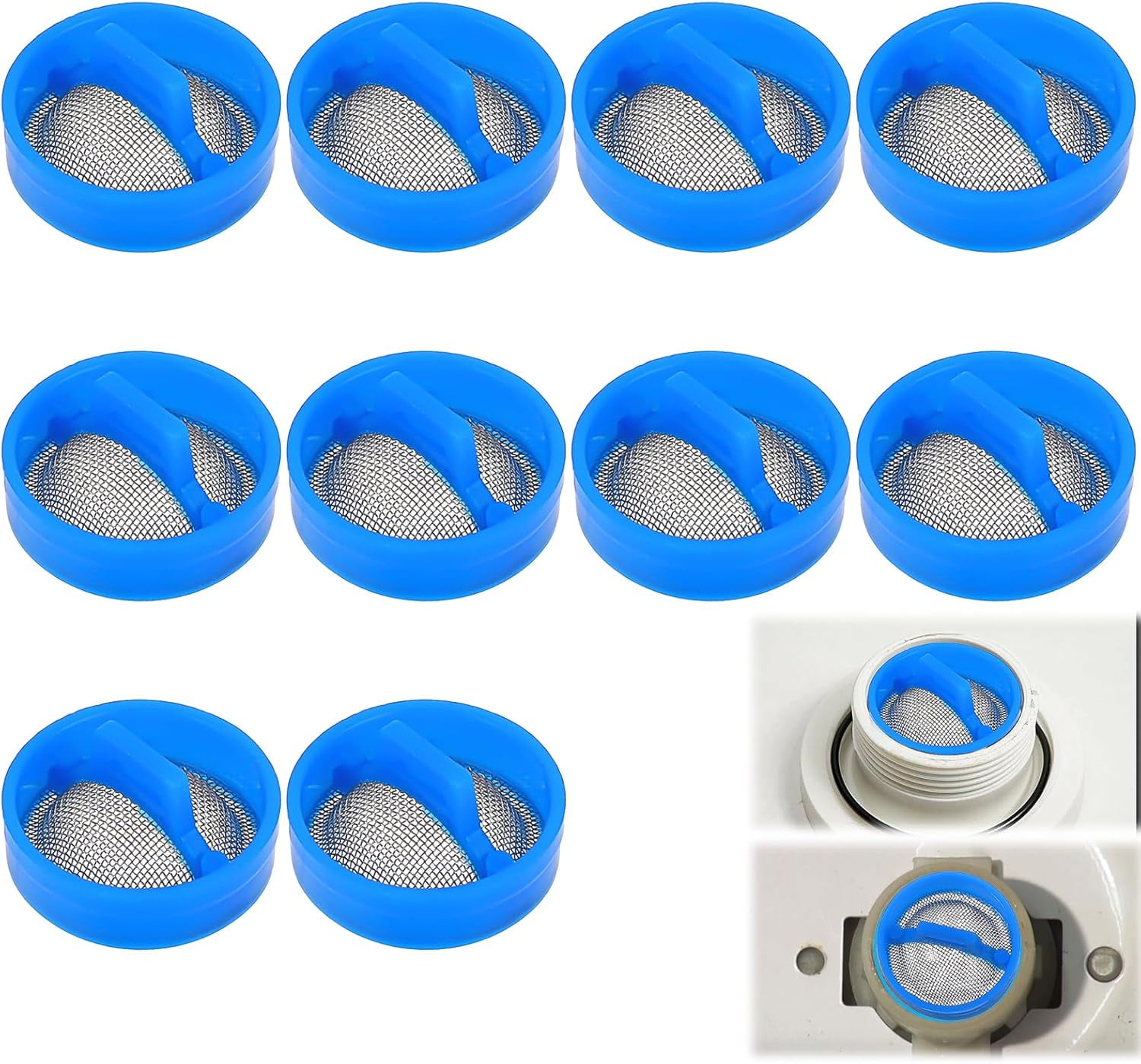 10PCS Washing Machine Filter, Washing Machine Hose Filter Inlet Valve ...