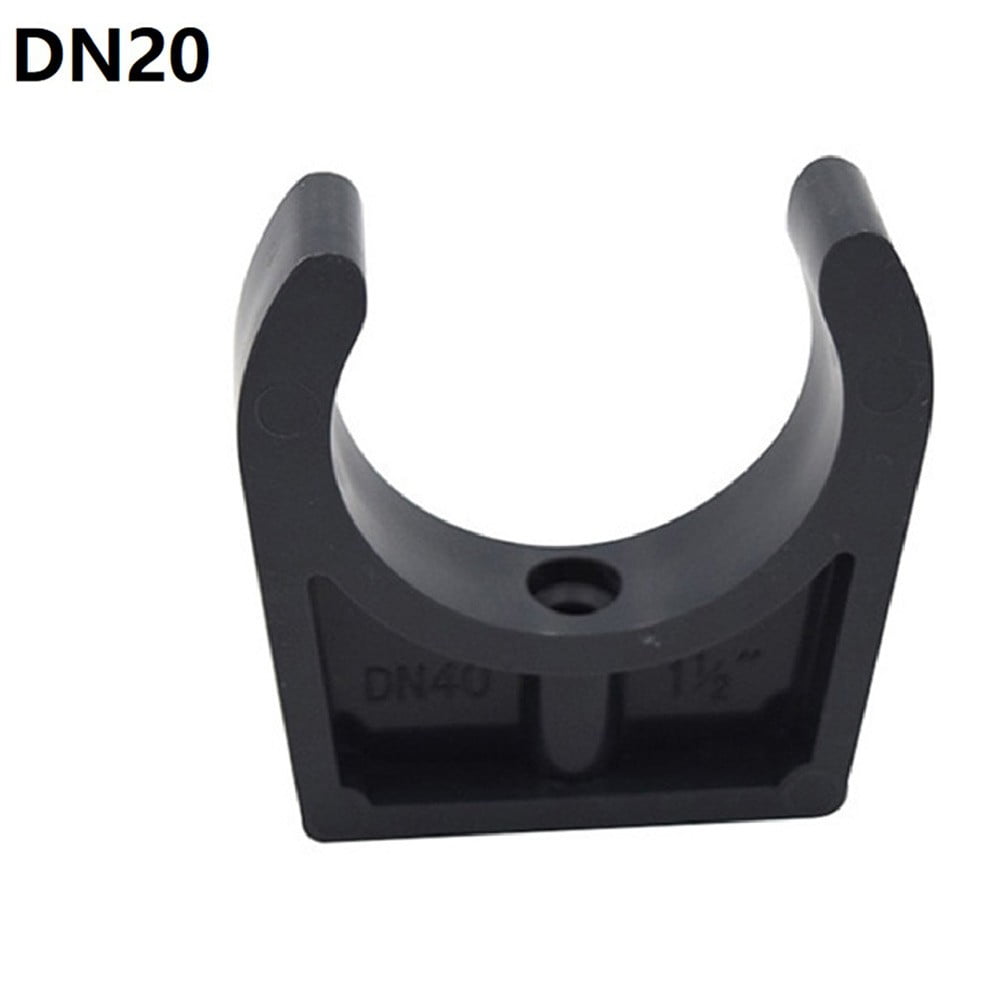 10PCS Water Pipe Clamps Clips UPVC Fittings Pipe Clips Conduit DN15/20/25 - Walmart.com