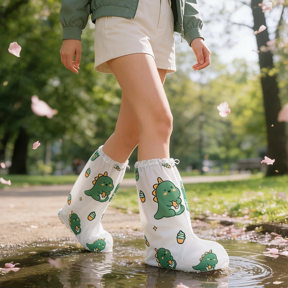 10PCS Waterproof Boot Covers shoe covers for rain,Rain boot,Reusable ...