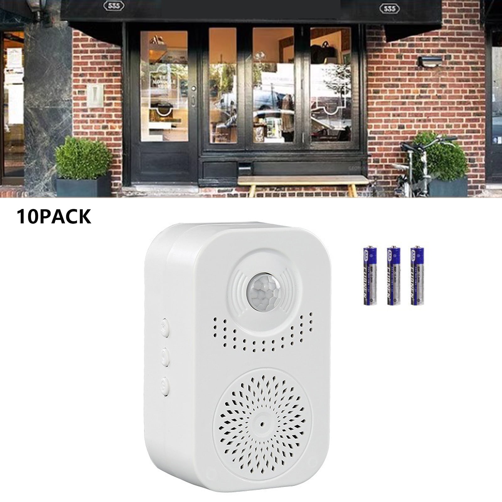 10PCS otion Sensor Doorbell,Door Chime for Business Entry, Store ...