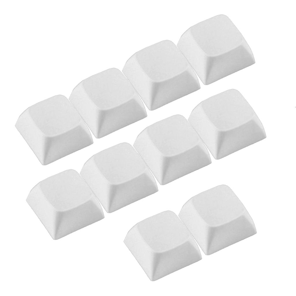 10PCs PBT Blank Keycaps forMX Switches Mechanical Keyboard Installation ...