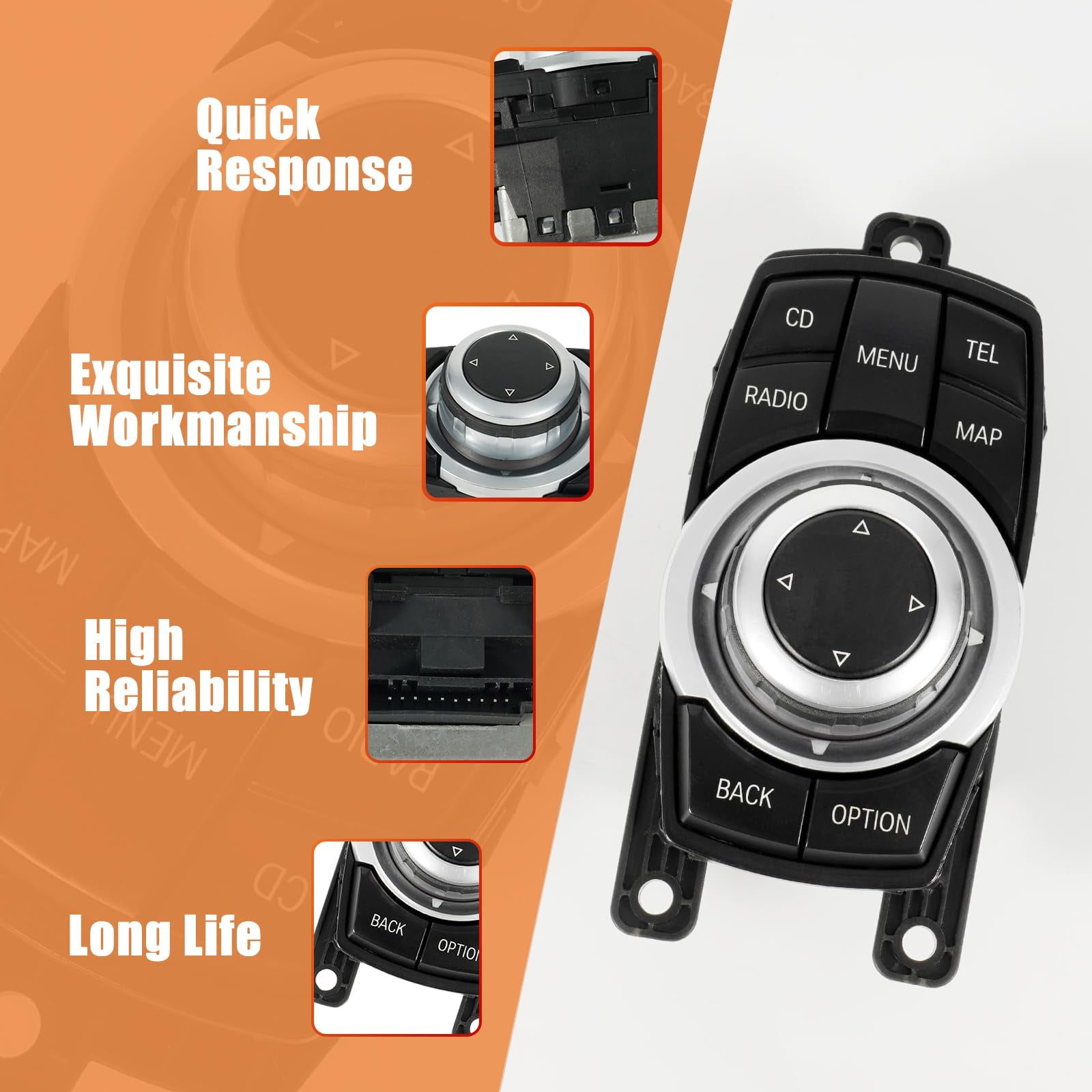 10PIN Multimedia Switch Controller Joystick, Plastic Radio Control ...