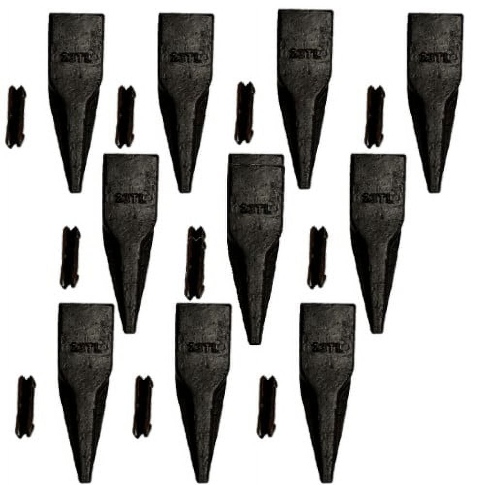 10PK 23T 23TL 230TL Tiger Long Backhoe Bucket Teeth 23FP Flexpins FOR ...