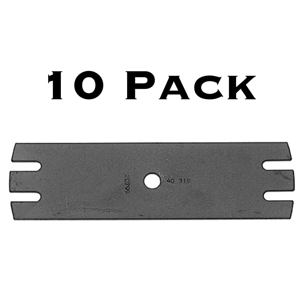 10PK Oregon - 40-316 - 9" x 2-1/2", 5/8" Center Hole Edger Blade for ...