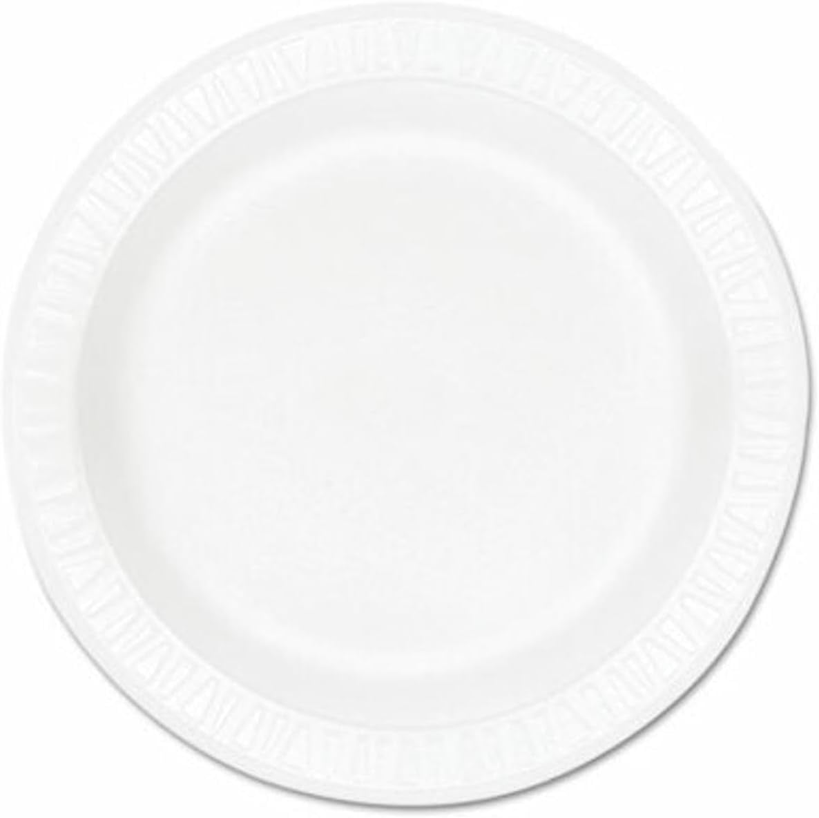 10PWC - Concorde Foam Plate, 10 1/4" Diameter, White, 125/PACK, 500 ...