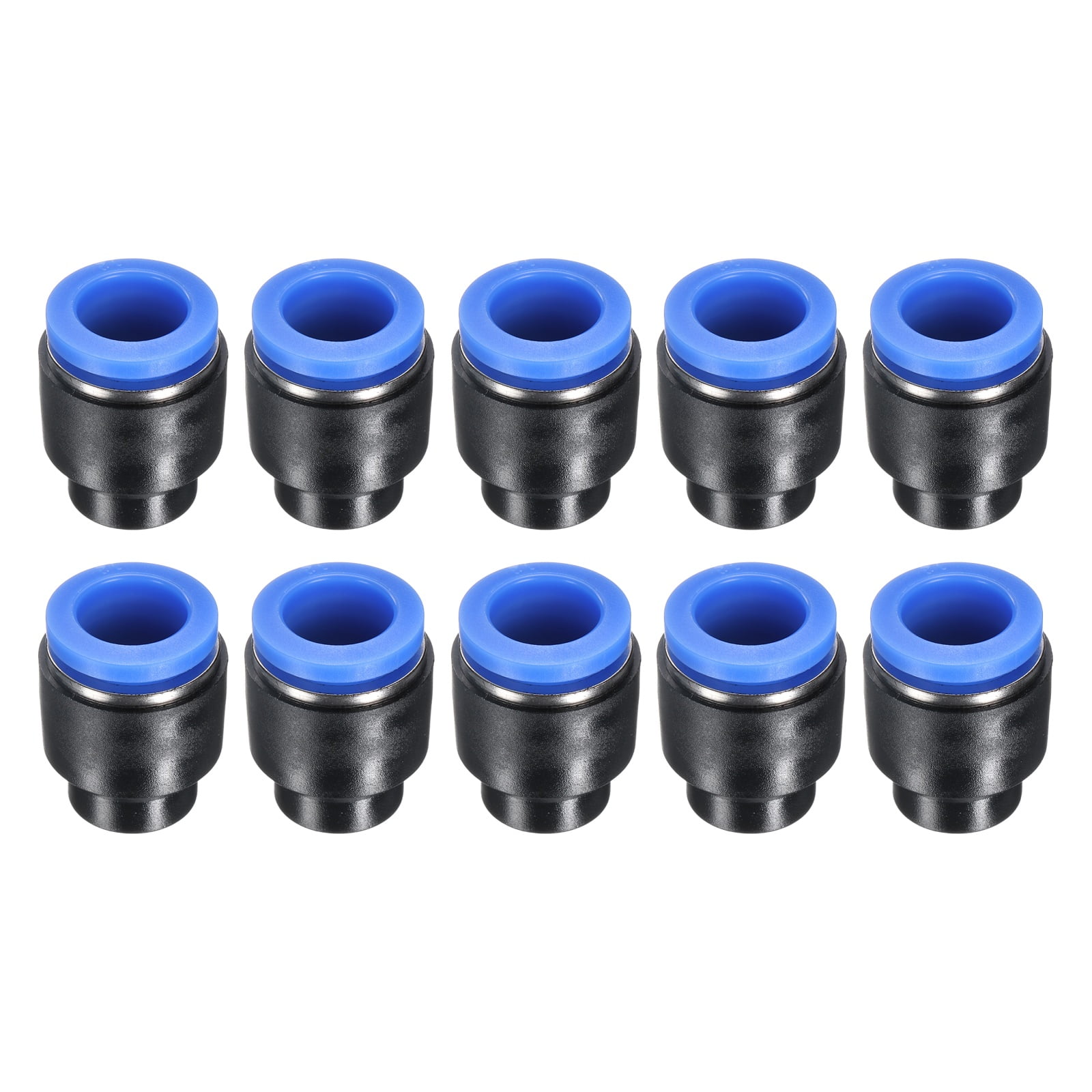 10Pack 1/2"(12mm) Tube OD Push-to-Connect Fittings Plug, Cap Style ...