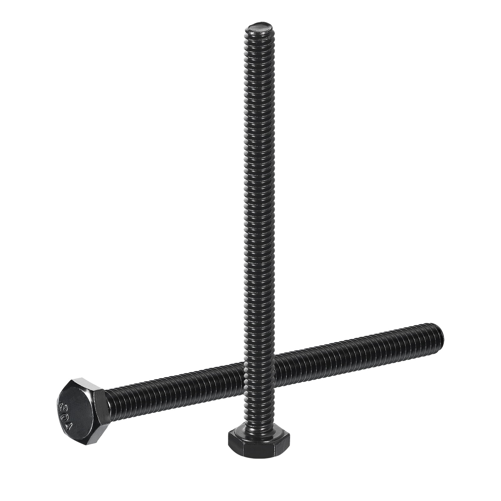 10Pack 1/4-20 x 3-1/2" Hex Head Bolts, 304 Stainless Steel Hex Head ...