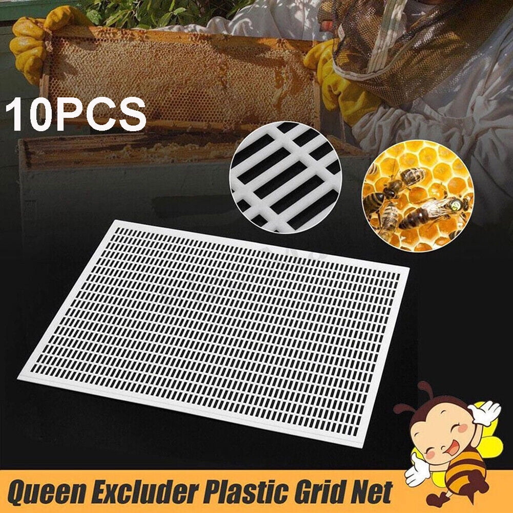 10Pack 10 Frame Plastic Queen Bee Excluder,Trapping Grid Net Beekeeping ...