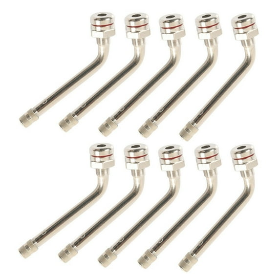 10Pack 120 Degree Angled Tire Valves Stems Copper Replacement TR545D ...