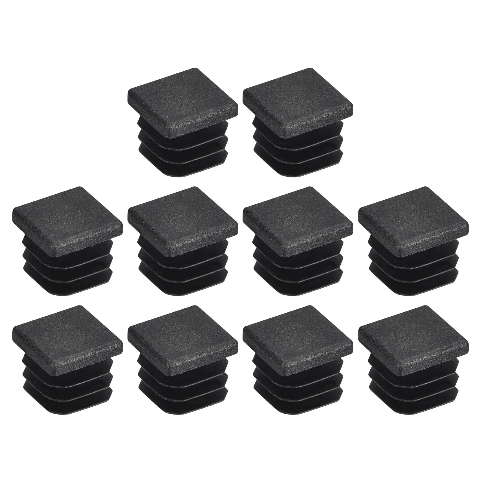 10Pack 16mmx16mm(0.63inch) Plastic Tubing Plug Square Post End Caps ...