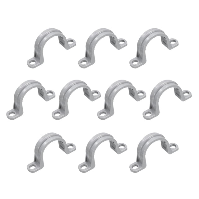 10Pack 3/4 Inch Pipe Straps, 2 Hole Conduit Pipe Clamps Supports ...