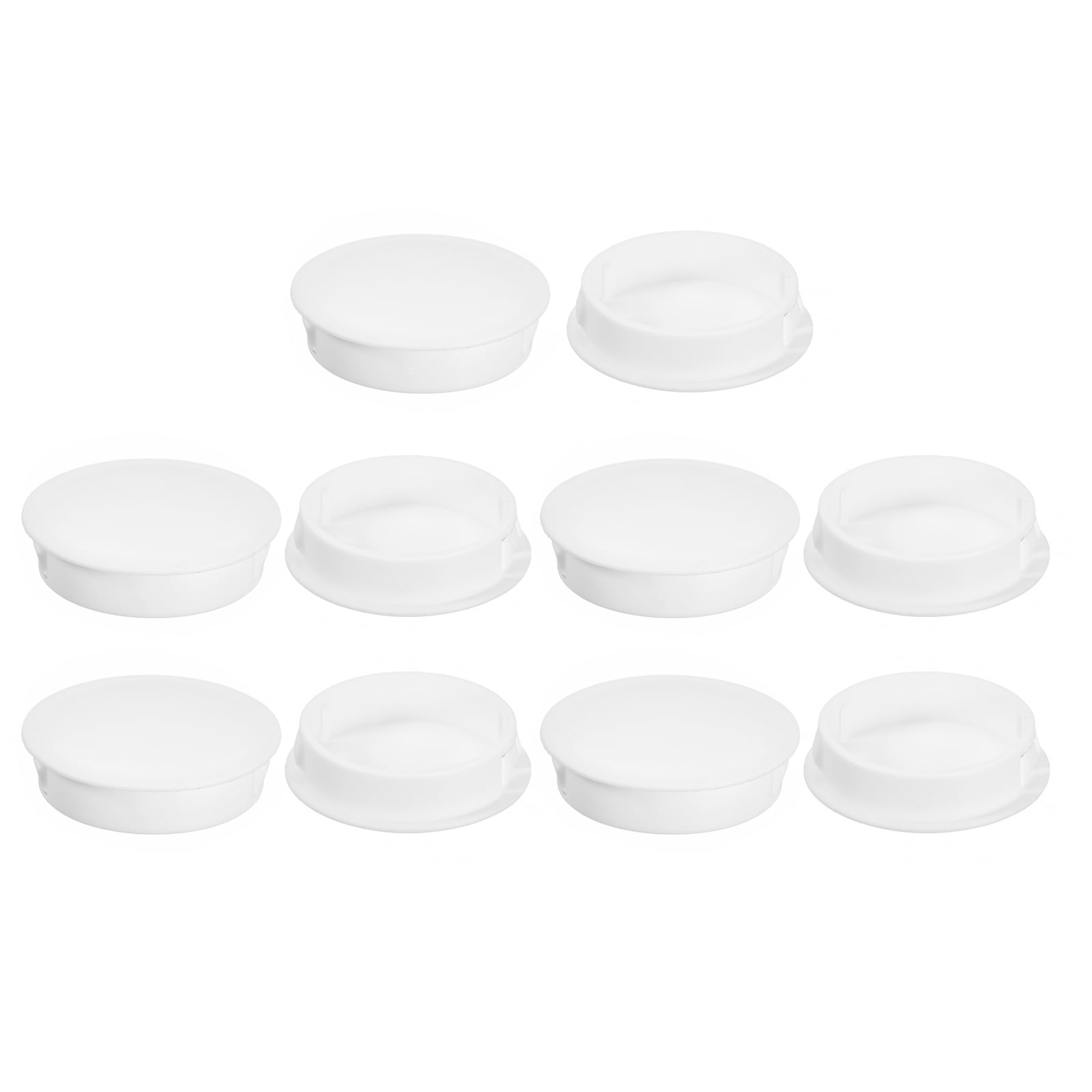 10Pack 40mm/1.57" Plastic Hole Plugs Panel Flush Type Knockout Locking ...