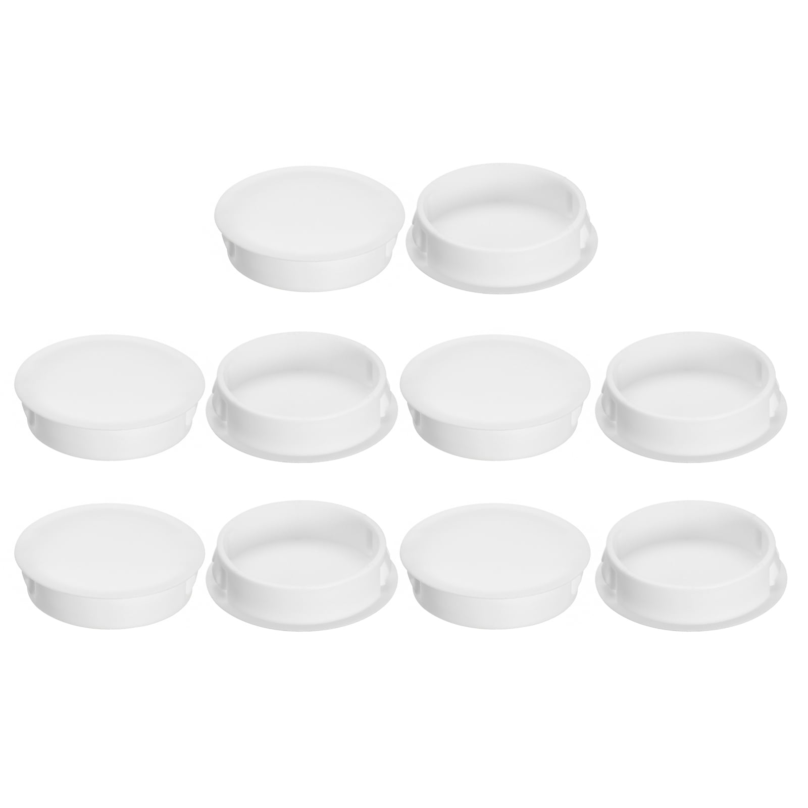 10Pack 41mm/1.61" Plastic Hole Plugs Panel Flush Type Knockout Locking ...