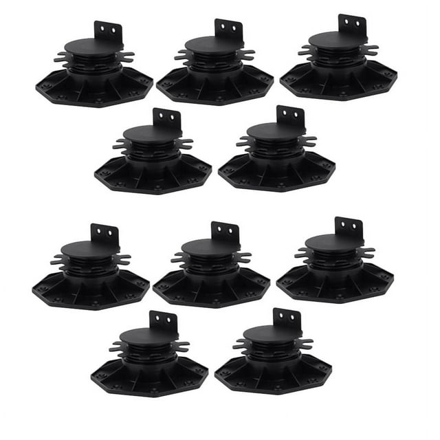 10Pack Adjustable Deck Support Pedestal Deck Foundation Base Support ...