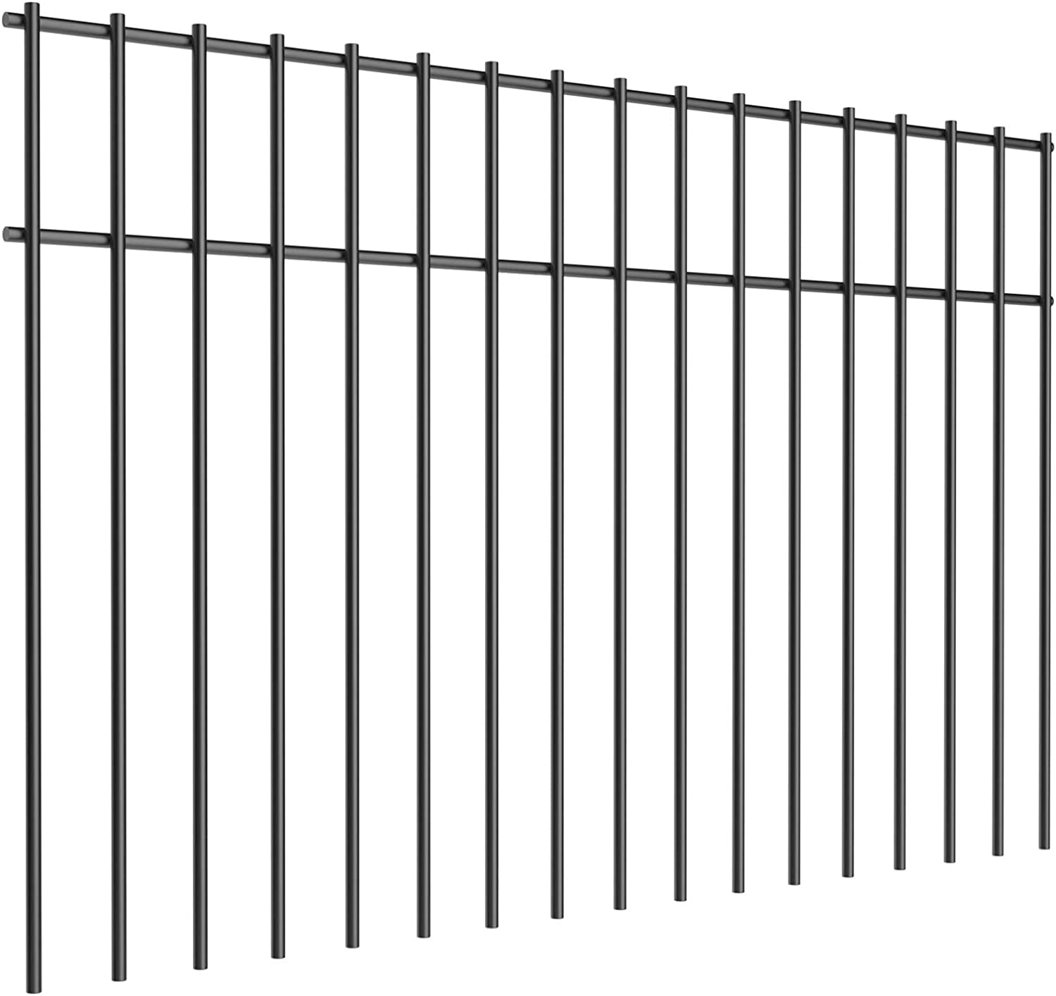 10Pack Animal Barrier Fence with 1.5inch Spike Spacing Underground ...