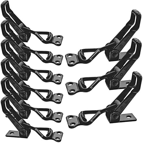 10Pack Black Toggle Latch Clamp, 300lbs Capacity Adjustable Pull Latch ...