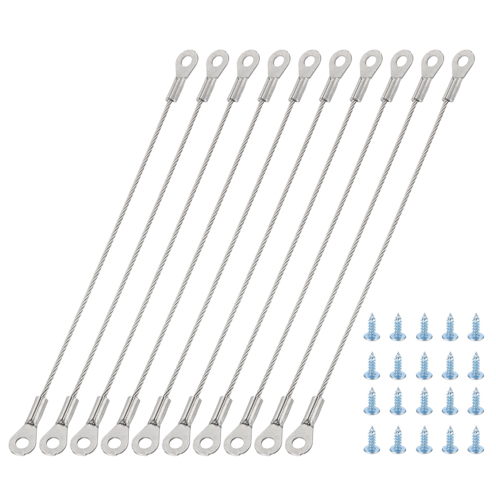 10Pack Cabinet Door Restraint, 6" x 0.06" Hinge Limiter with Screws ...