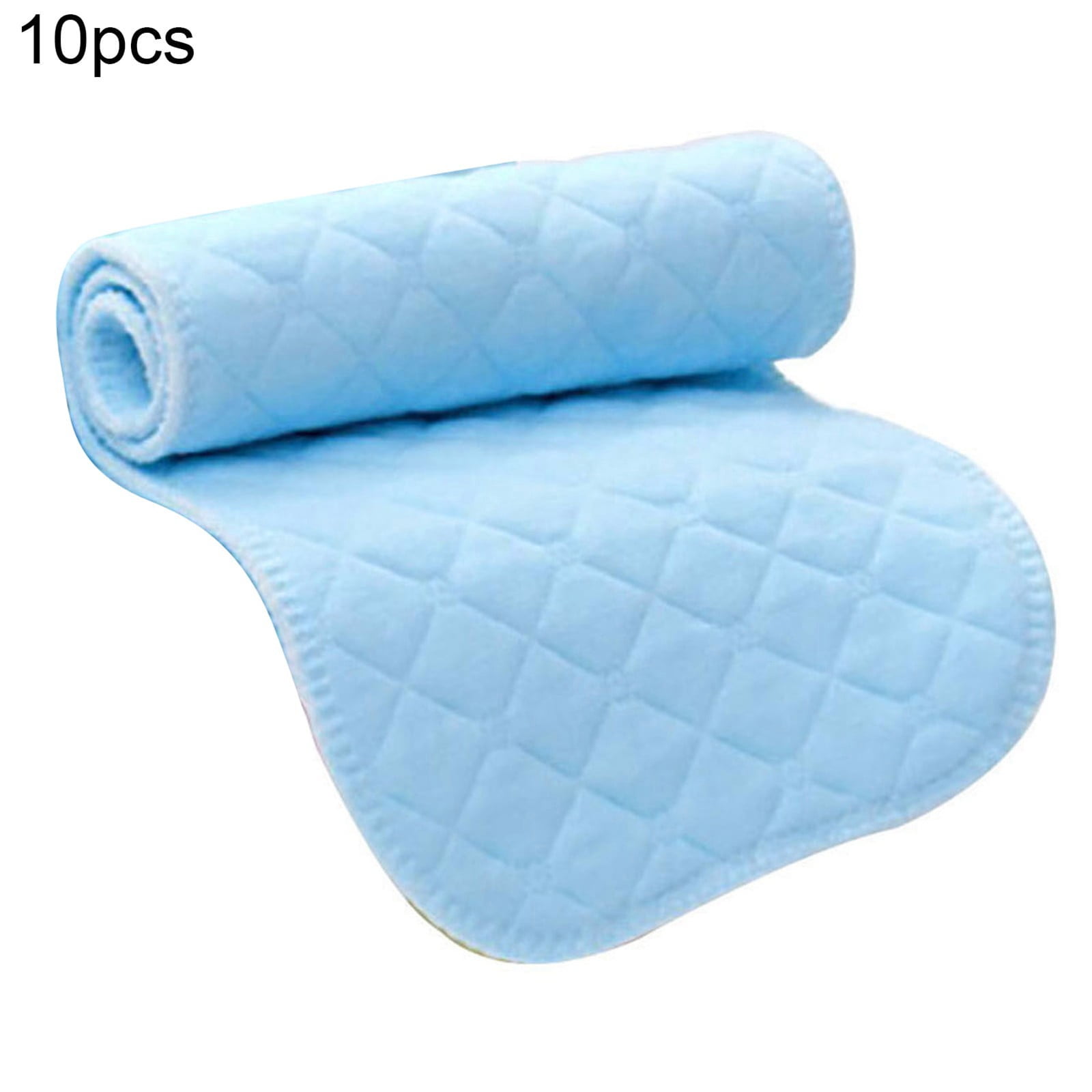 10Pack Cloth Diapers Burp Cloth, Thick Washable Absorbent Cotton Diaper ...