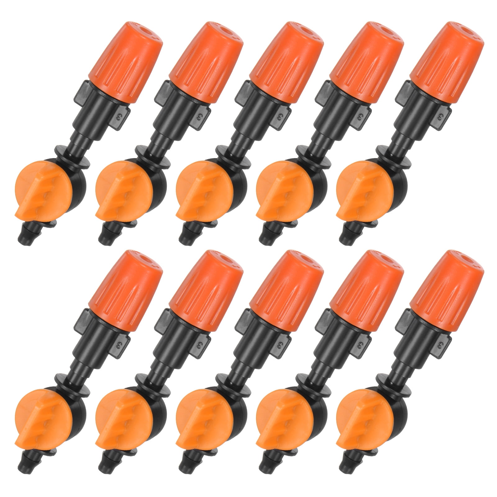 10Pack Garden Irrigation Spray Emitters, 180° Water Flow Drip ...