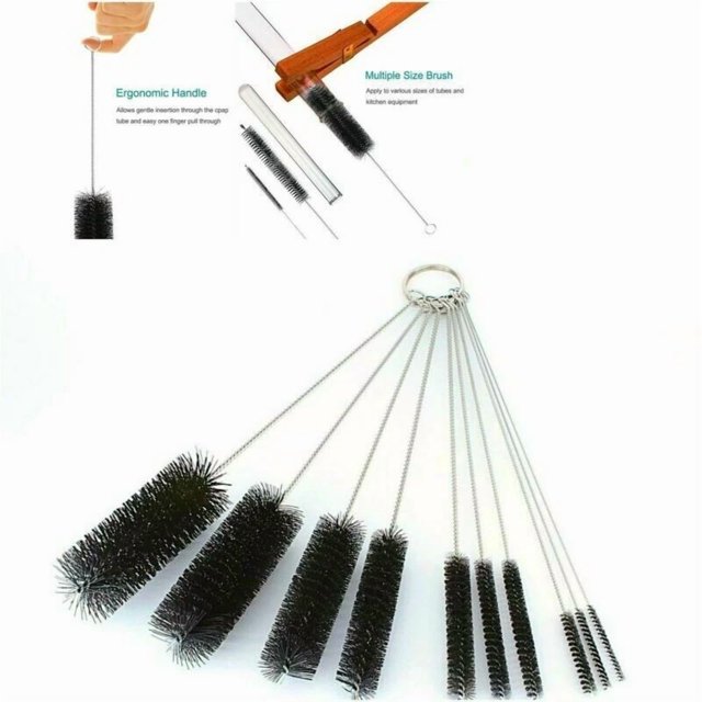 10Pack Lab Brush For Pipe Cleaner/Test Tube/Glassware/Bottle/Tubing ...