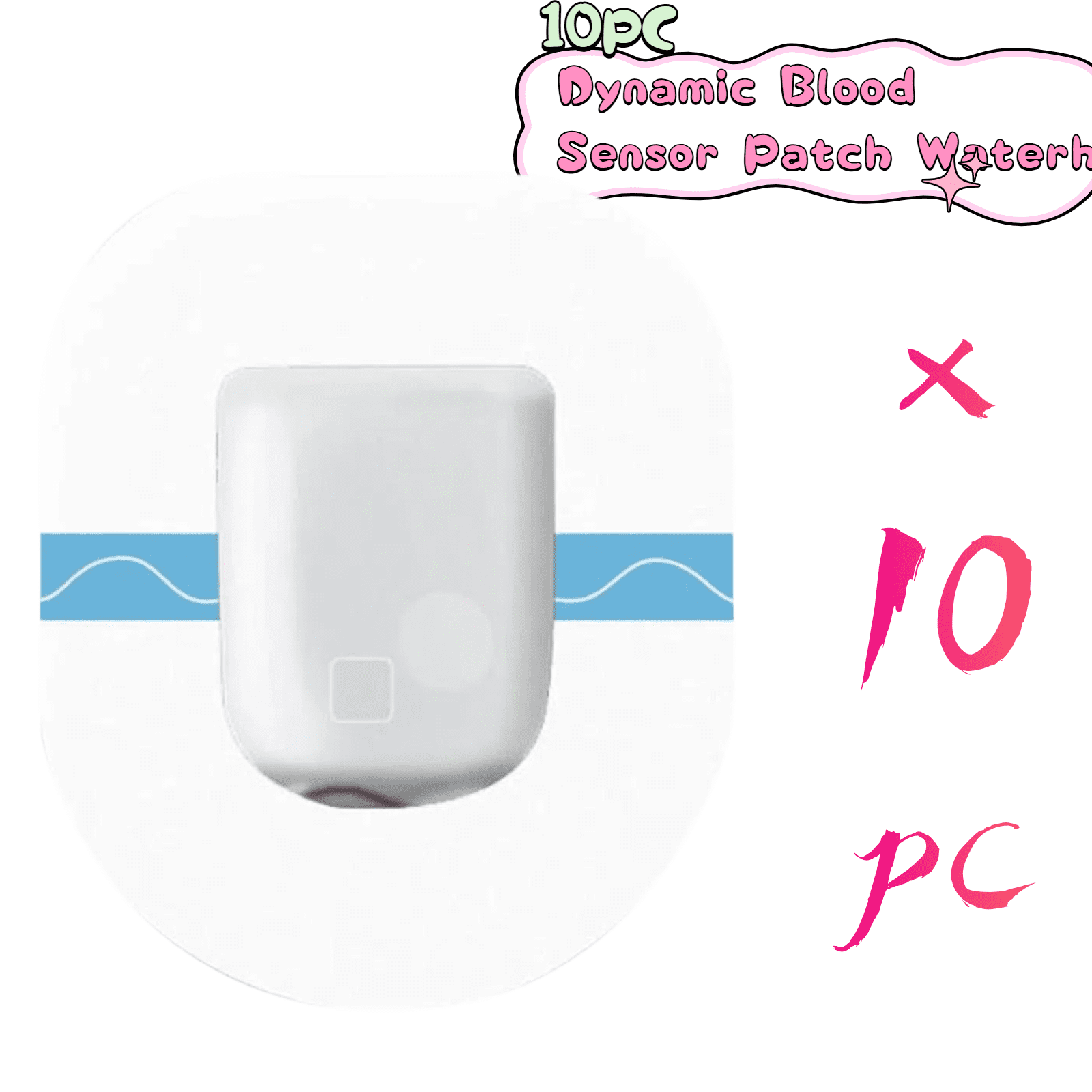 10Pack Overpatches Water-, Slip And Drop Fixed Transparent Tape For ...
