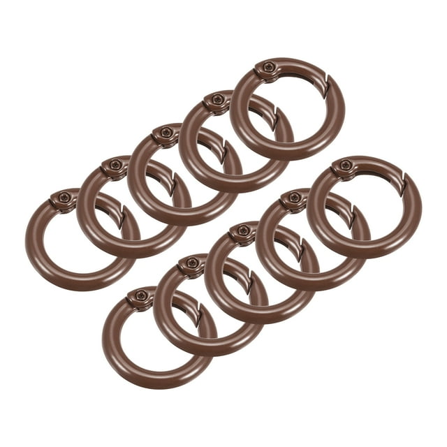 10Pack Round Spring O Rings, 1 Inch(24mm) Trigger Buckle Snap for Bags ...