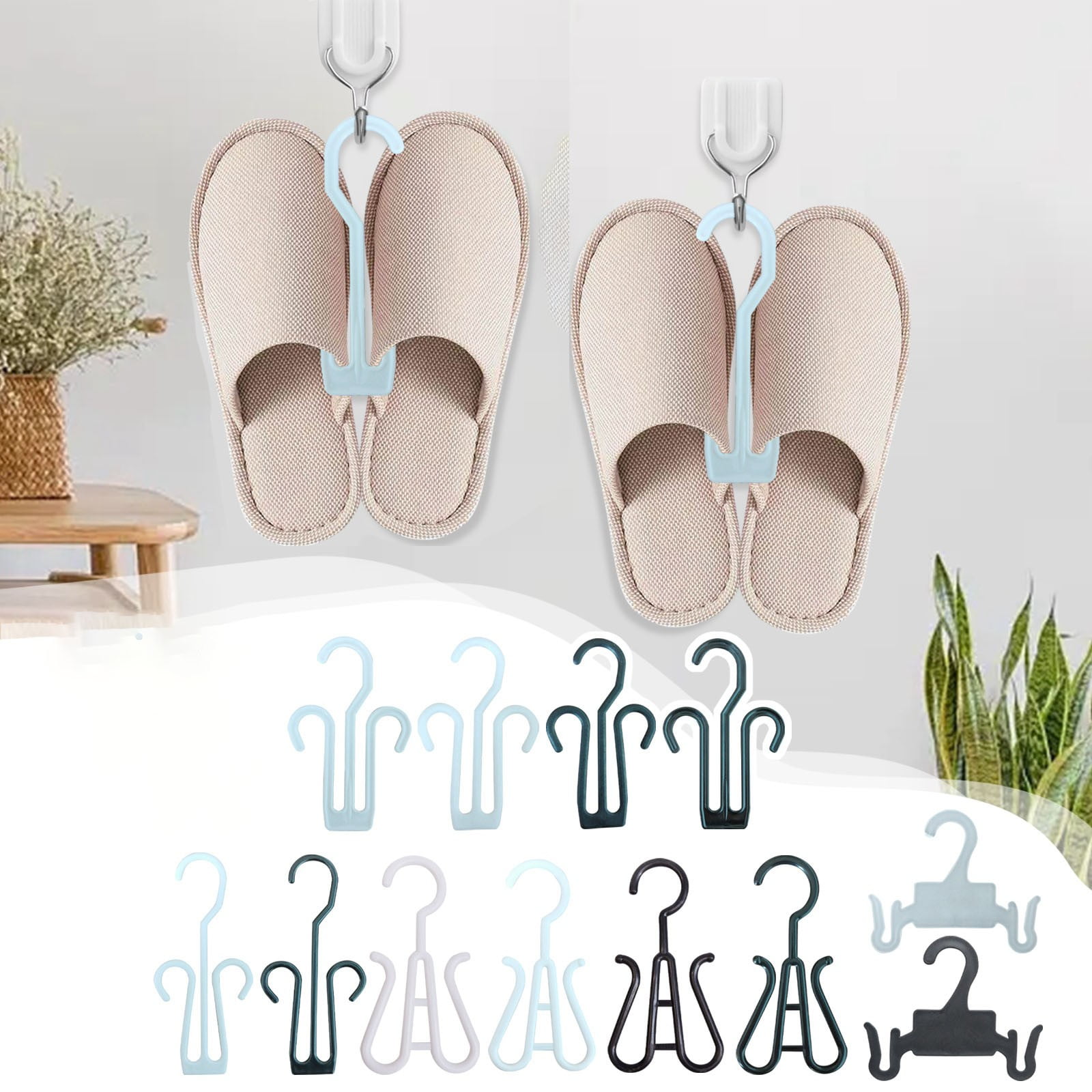 10Pack Shoe Hangers for Closet Organization Space Saving Drying Racks ...