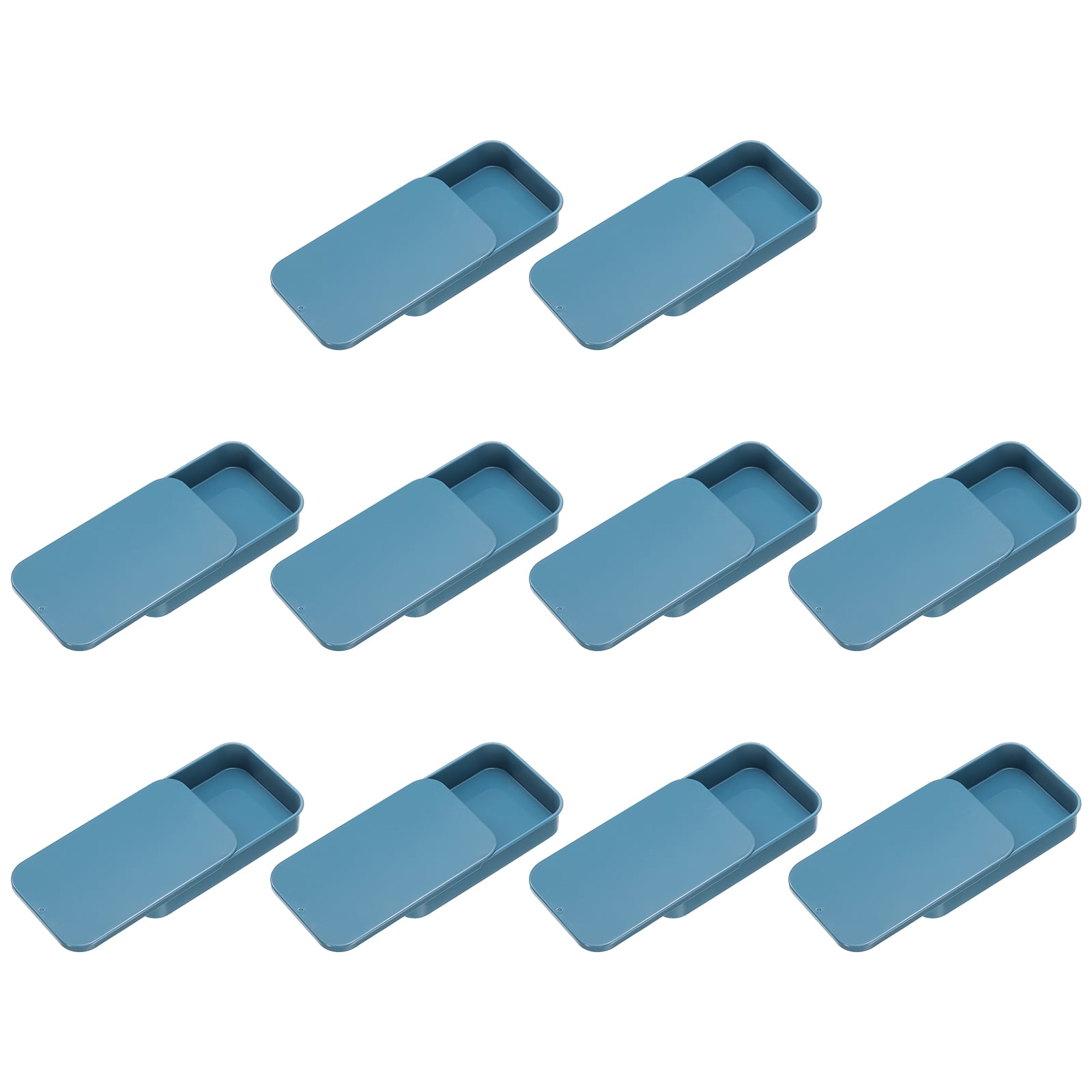 10Pack Slide Top Tin Containers, 3