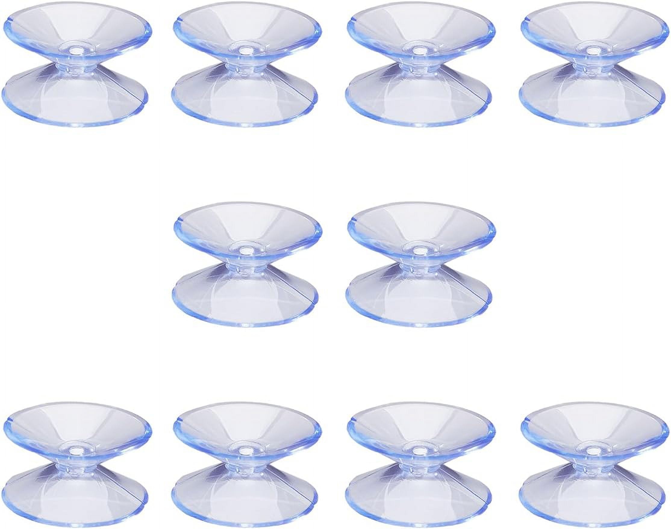 10Pack Small Suction Cups 20.5Mm Double Sided Suction Cups Hooks Clear ...