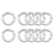 Fenggtonqii 1'' Round Spring Gate O-Ring Clasp Push Snap Hook Screw ...