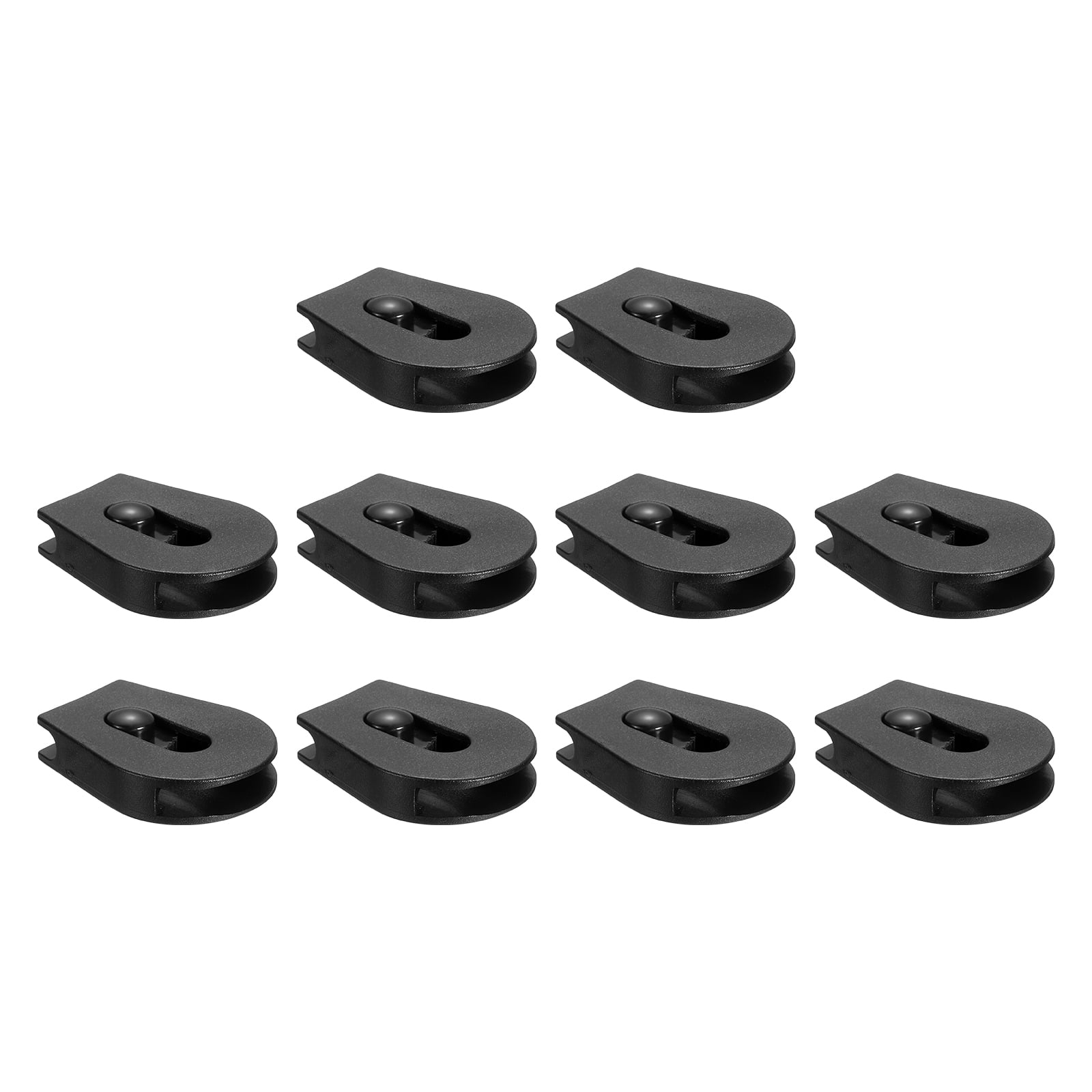 10Pack Wheeled Cord Locks for Drawstring Toggle Slider Stopper, 1.2x1.5 ...