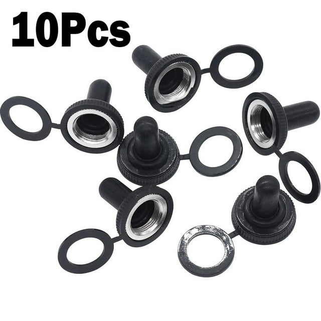 10Packs 12Mm Toggle Switch Rubber Resistance Boot Cover Cap Waterproof ...