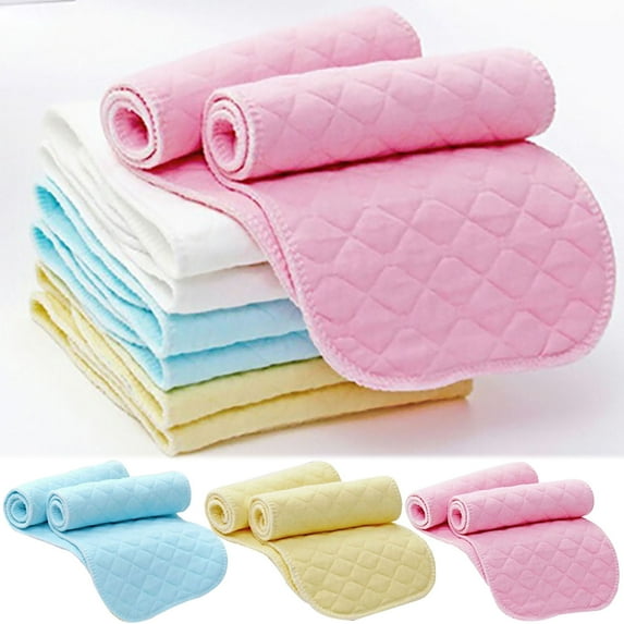 10Packs/20 packs Cloth Diapers Burp Cloth, Thick Washable Absorbent ...