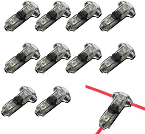 10Packs T Tap Wire Connectors Mini Automotive Splice for Wiring Quick ...