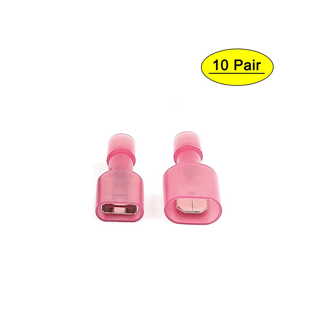 10Pair 22-16 AWG Wire Insulated Male Female Spade Crimp Terminal ...