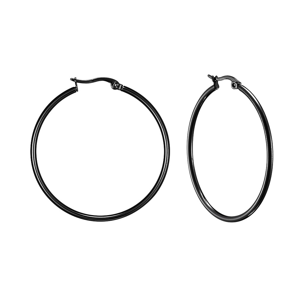 10Pair 304 Stainless Steel Hoop Earrings Hypoallergenic Earrings Ring ...