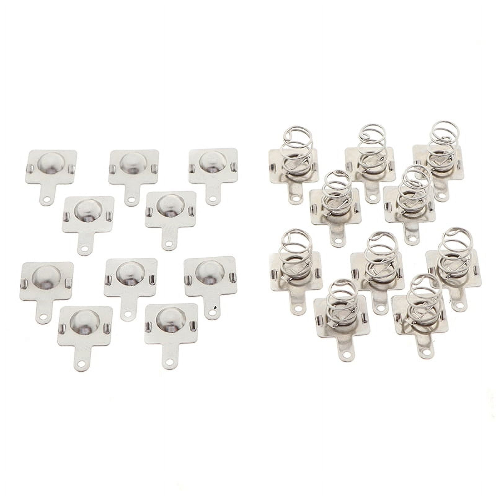 10Pair Replacement Metal Batteries Spring Contact Plate For AA AAA ...