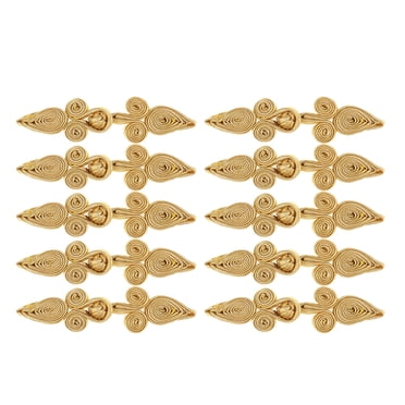 5 Pairs/Pack Chinese Knots Frog Buttons Closure Sewing Buttons Fastener ...