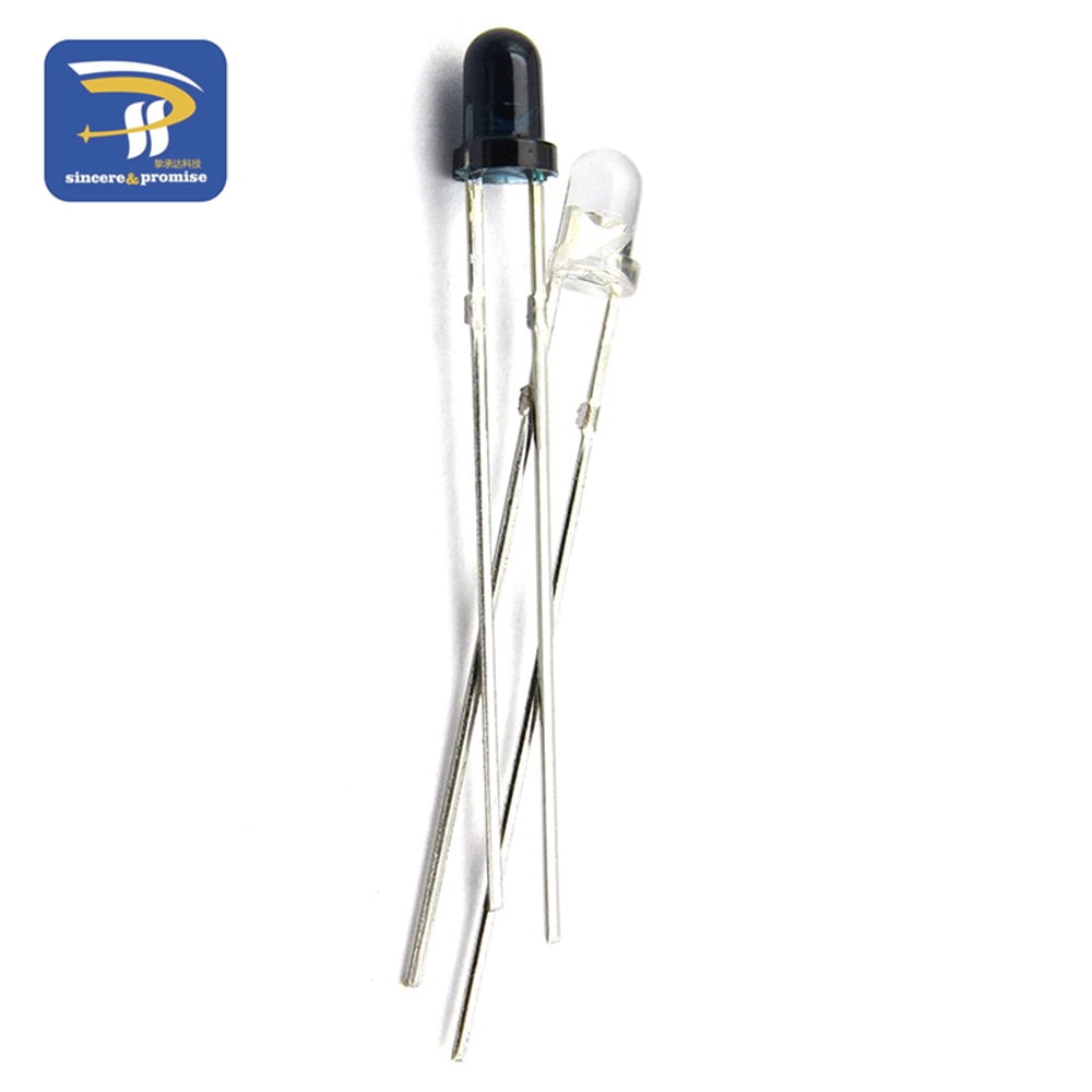 10Pairs F3 3mm F5 5mm 940nm LEDs Infrared Emitter and IR Transmitter ...