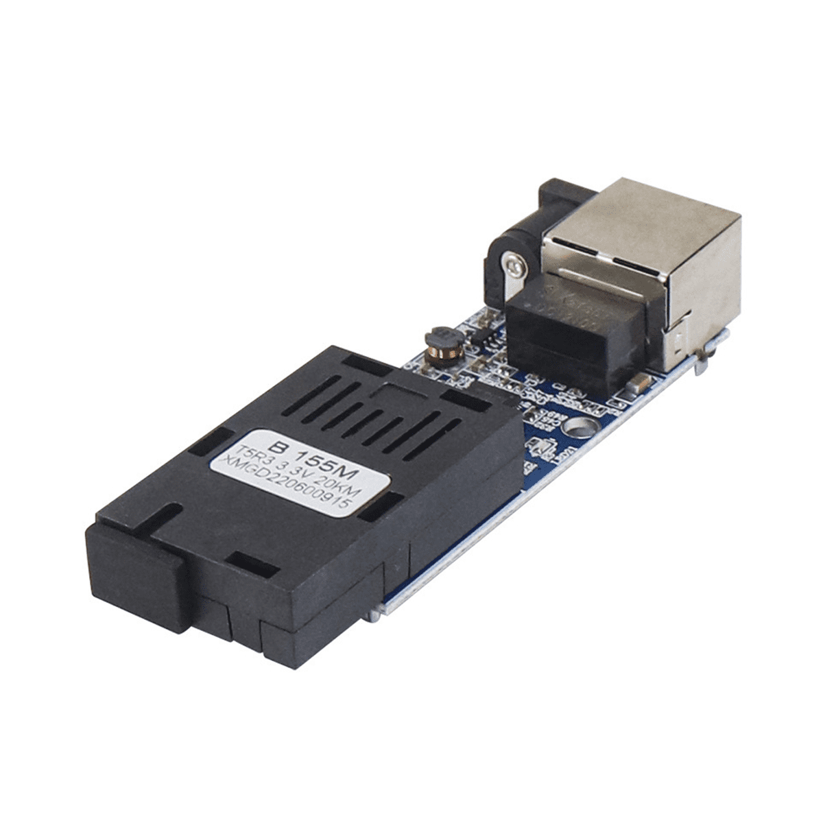 10Pairs Mini Fiber Optical Media Converter 10/100Mbps Single Mode ...