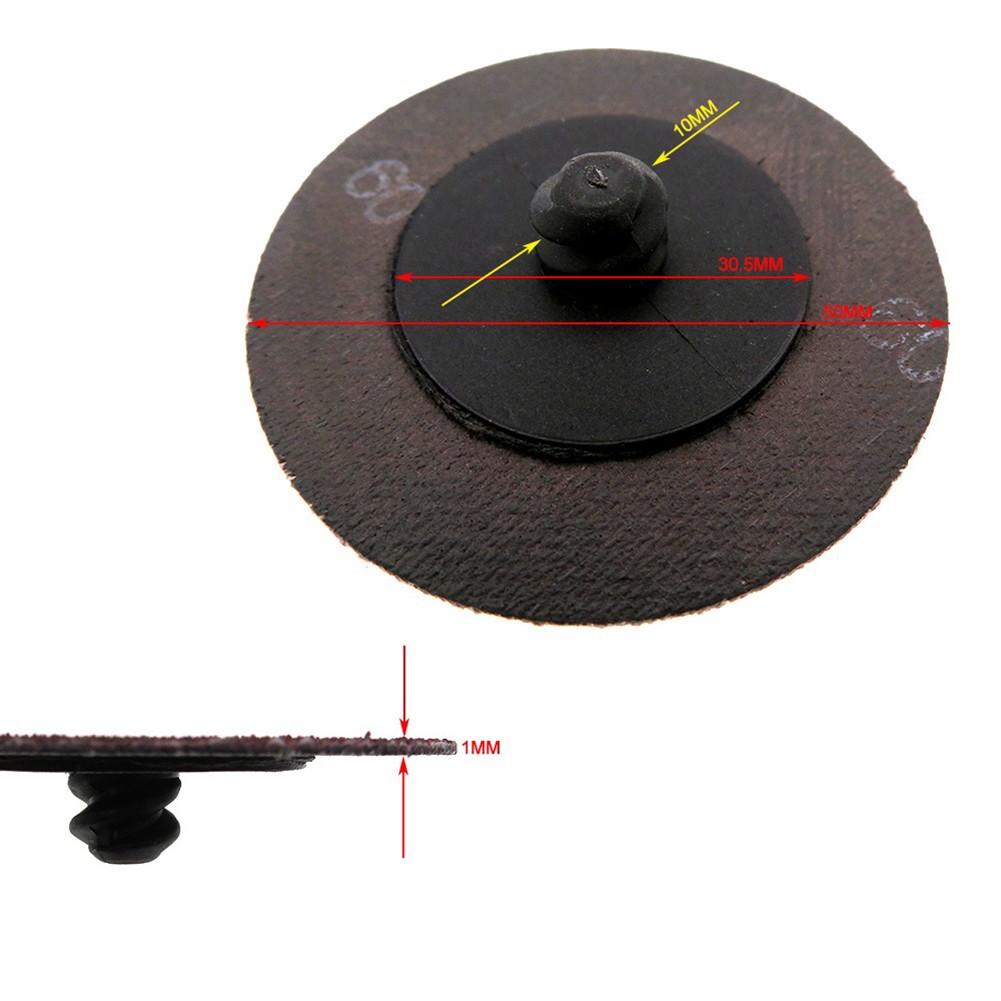 10Pc 2Inch 50Mm Sanding Disc for Polishing Pad Sanderpaper Disk 60/80 ...