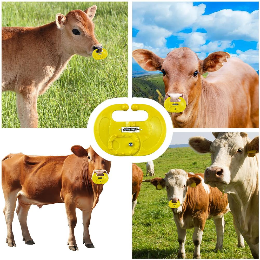 10Pc Calving Weaning Feeding Calf Weaner Nose Plastic Cow For Bovine ...