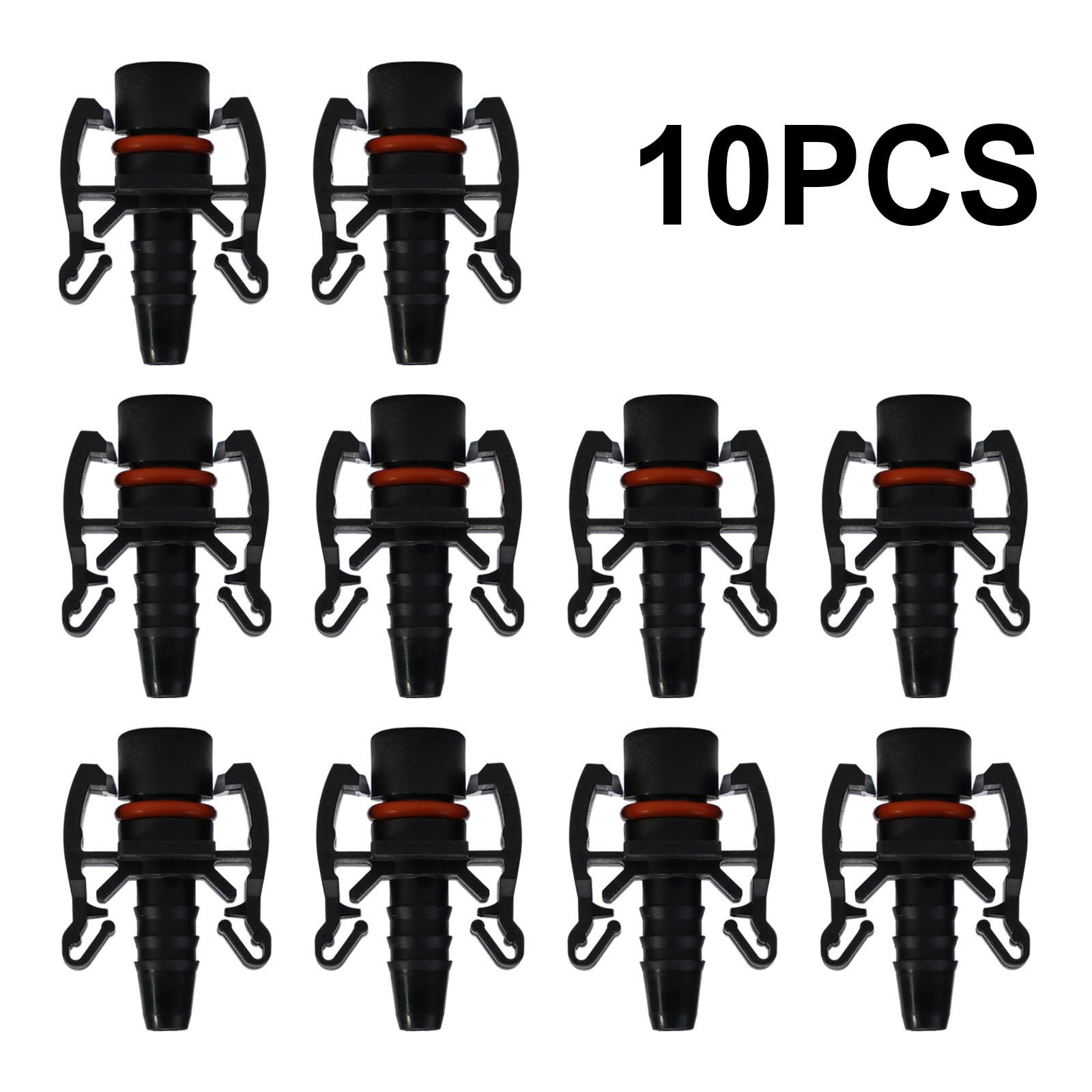 10Pc Car Expansion Water Tank Water Hose Straight Connect Connector ...