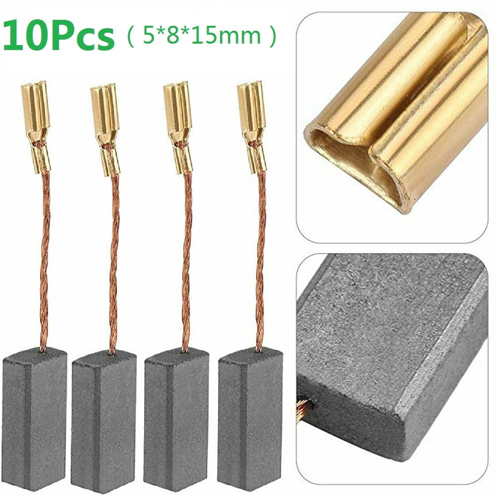 10Pc Carbon Brushes for Bosch Motor Angle Grinder 15Mm X 8Mm X 5Mm Tool ...