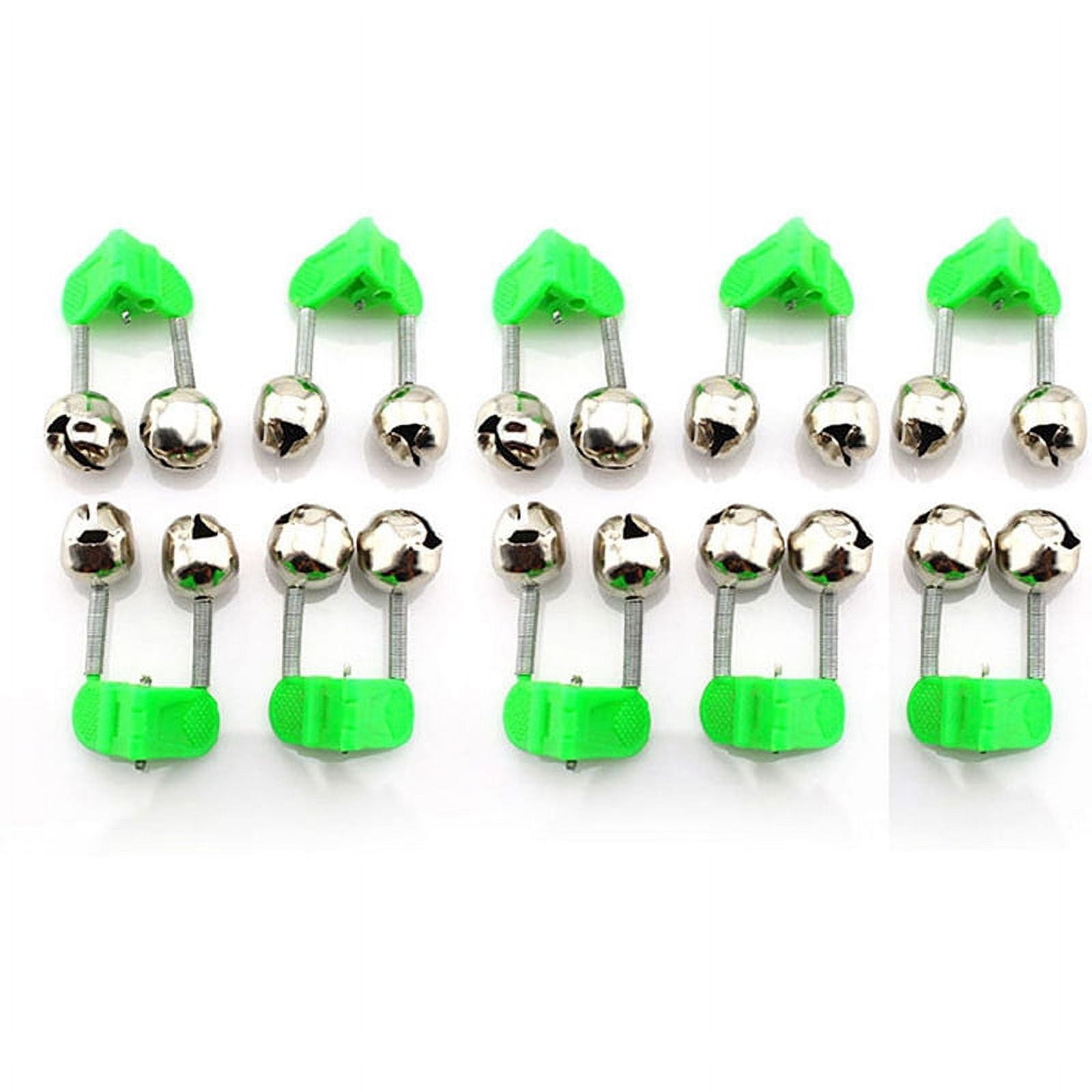 10Pc Fishing Alarms Fishing Rod Bells Clamp Tip ABS Fishing Accessory ...