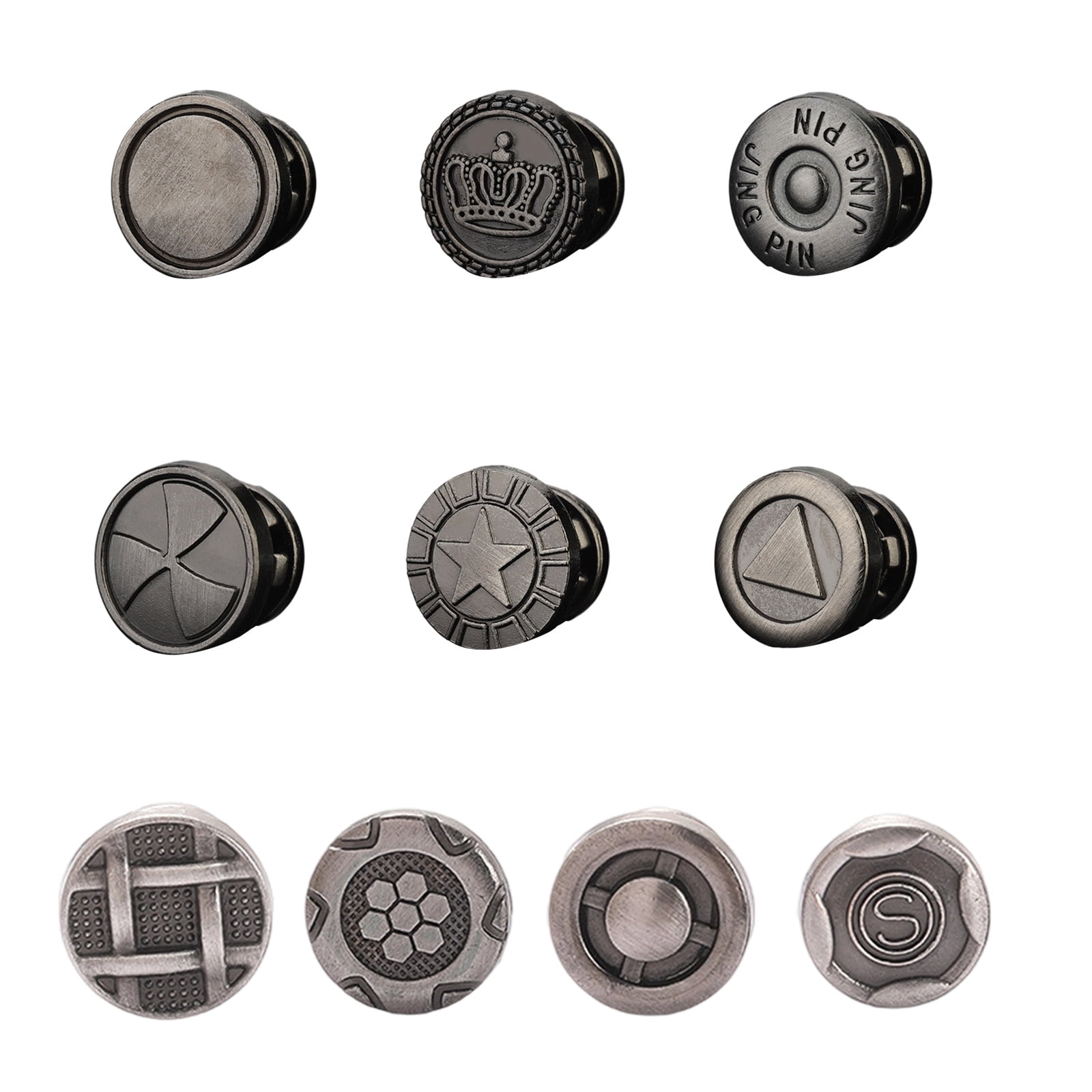 10Pc Metal Shoe Screw Rivets Studs For Men's Casual Footwear 1.3cm ...