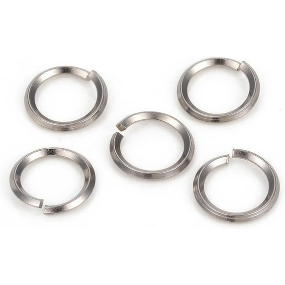 10Pc Open Jump Rings 304 Stainless Steel Jump Ring Connector Rings Open ...