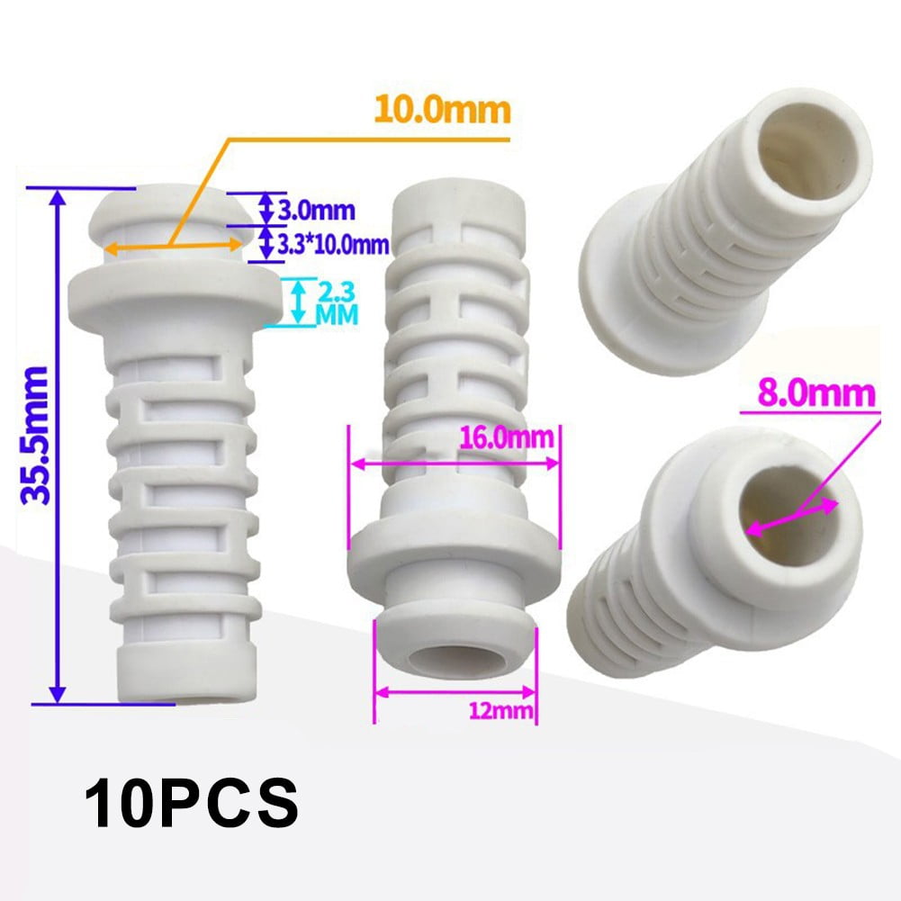 10pc PVC cable gland connector rubber boot protector sleeve mobile ...