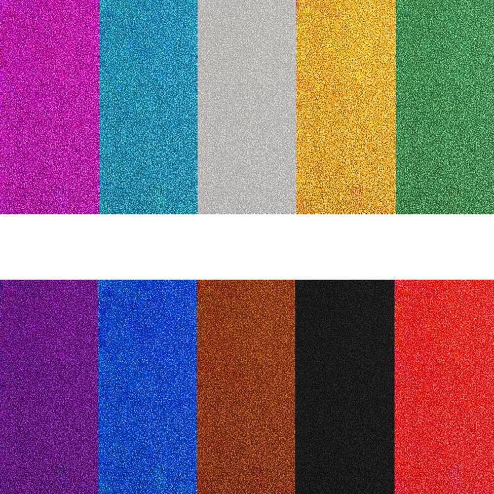 10Pc Sparkling Glitter Cardstock Paper For Diy Party Decorations And ...