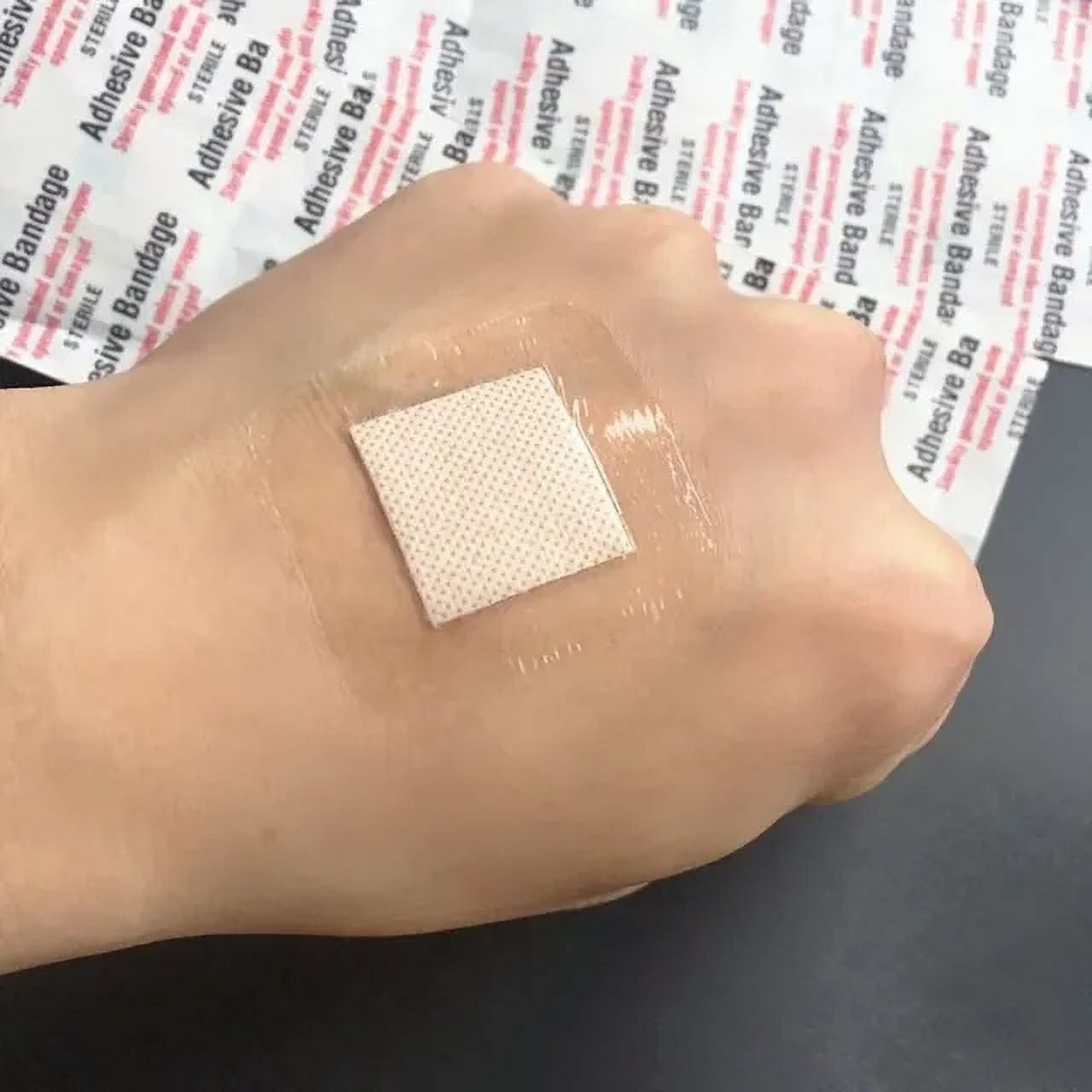 10Pc Square Transparent Adhesive Bandage Waterproof Patch Medical Wound ...
